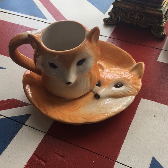 Better Homes And Gardens | Dining | Fox Plate And Mug Set | Poshmark